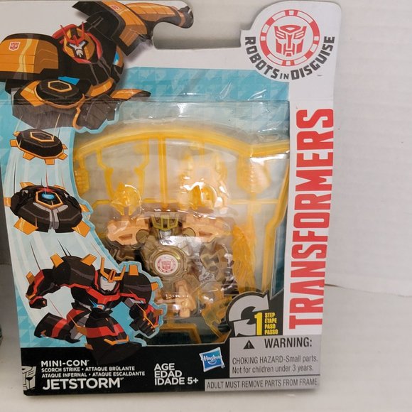 Hasbro | Toys | New 4 Robots Transformers Mini Con Ransack Jetstorm ...
